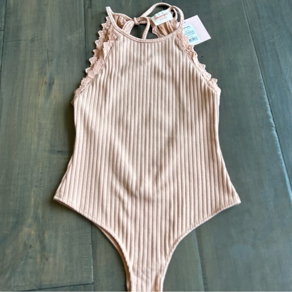 Showpo. | Tops | Showpo Staring Back At You Bodysuit In Blush | Poshmark